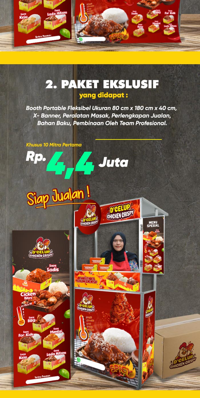 Enak dan Menguntungkan - Dcelup Chicken Crispy